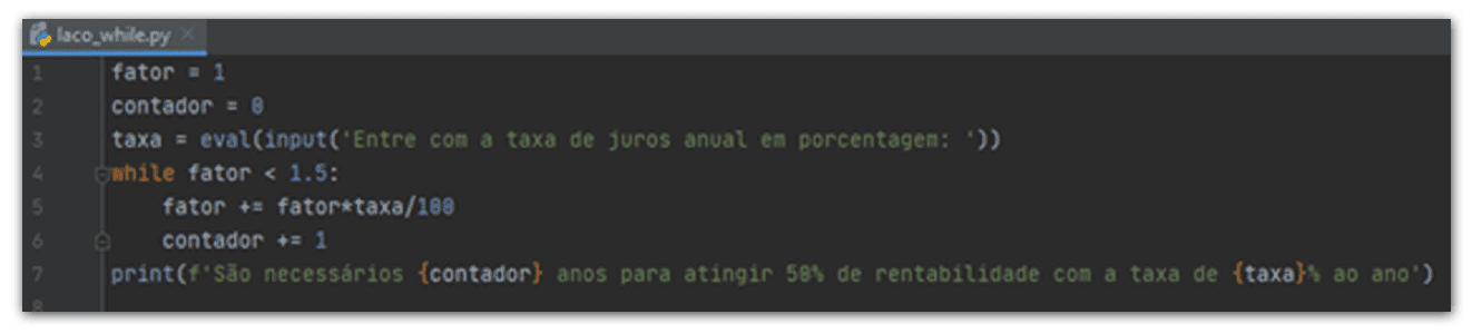 Estruturas de decisão e de repetição em Python