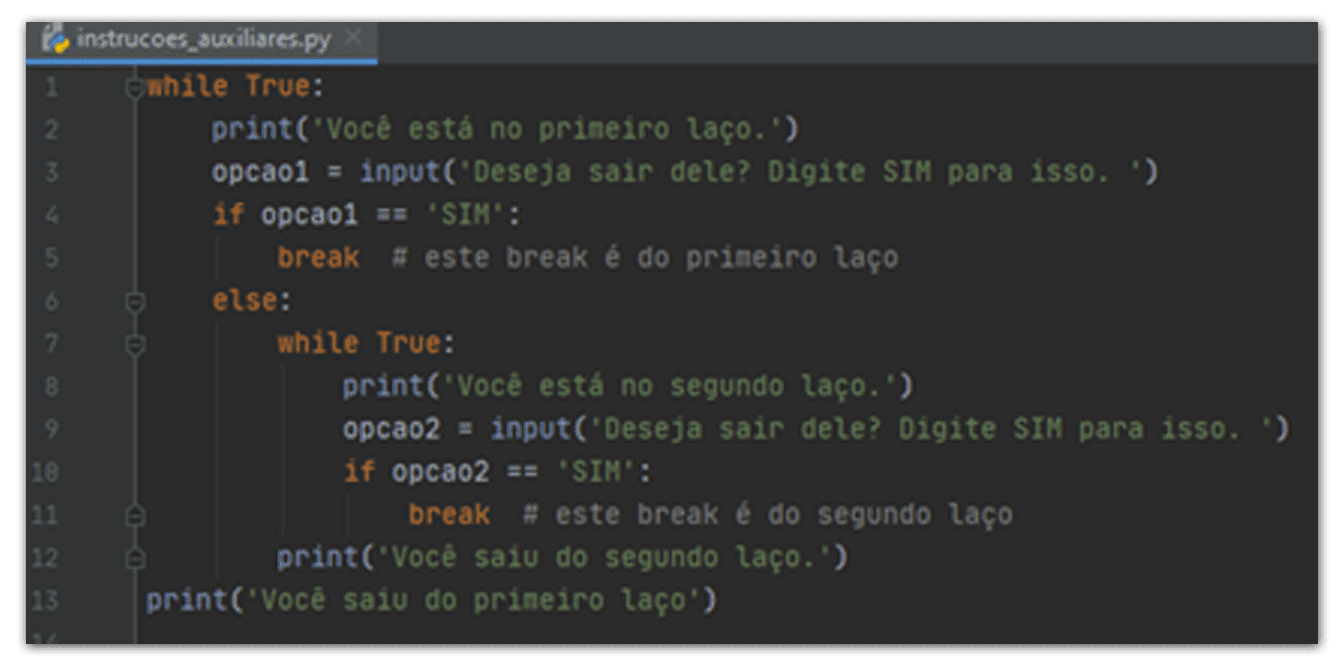Estruturas de decisão e de repetição em Python